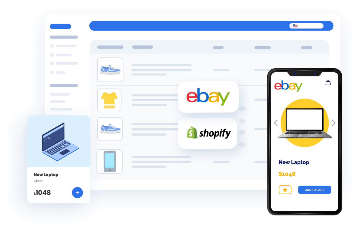 Sync eBay to Shopify | 3Dsellers